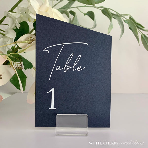 Table Numbers - White Cherry Invitations